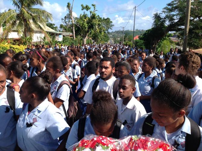 Malapoa College remembers Natapei | News | dailypost.vu