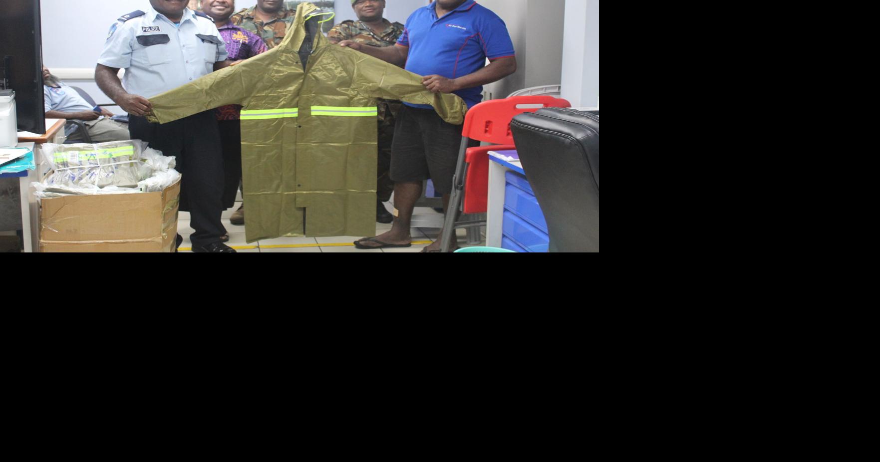 100 Raincoats For Police Officers | News | dailypost.vu