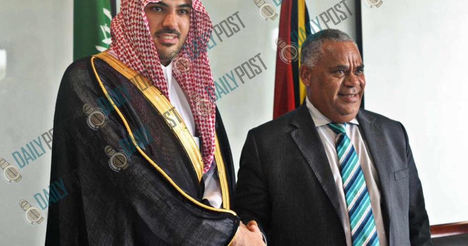 Kingdom of Saudi Arabia hands over Vt29,700 million to Minister of ...