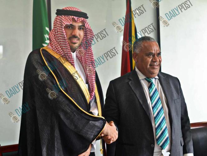 Kingdom of Saudi Arabia hands over Vt29,700 million to Minister of ...