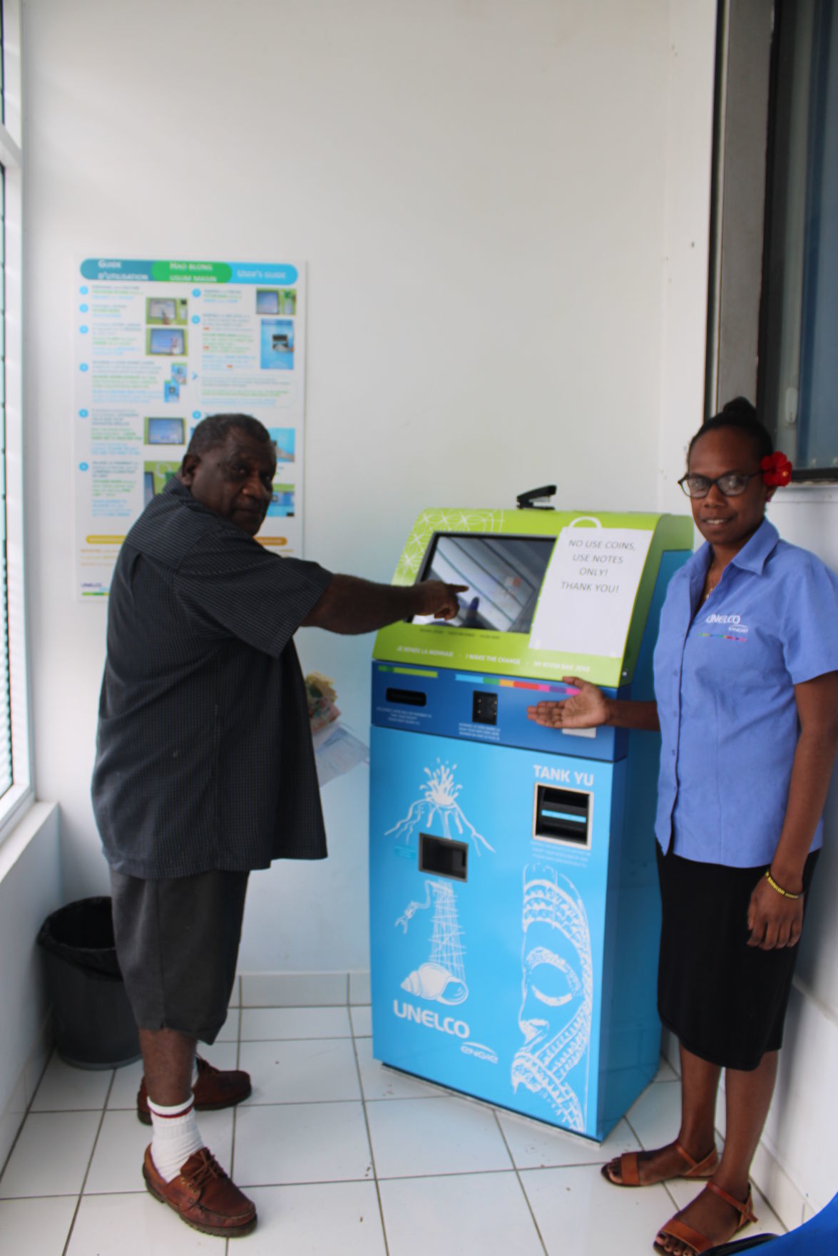 UNELCO introduces payment terminals to save time | News | dailypost.vu