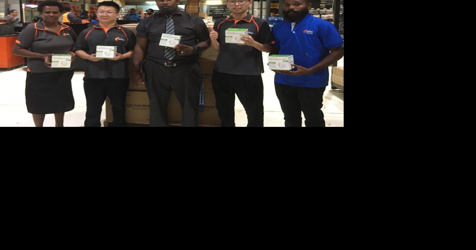 Wilco Hardware Donates Masks to Vila Central Hospital | News | dailypost.vu