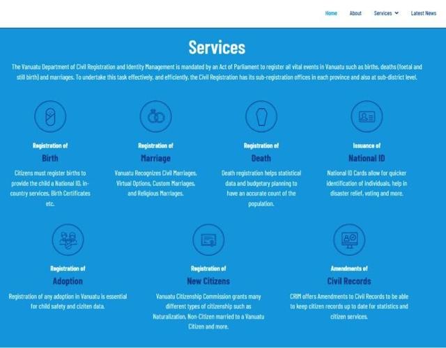 Civil Registration and Identity Management Department’s New Website to ...