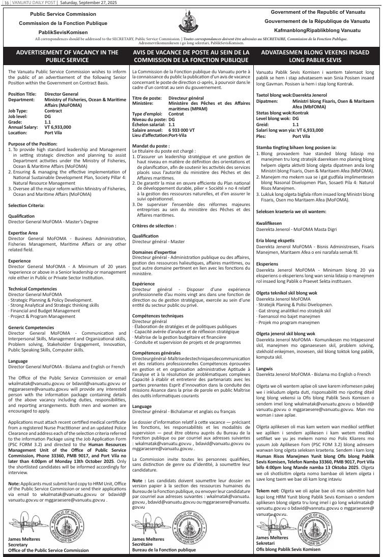 Page 16_V | e-Edition | dailypost.vu