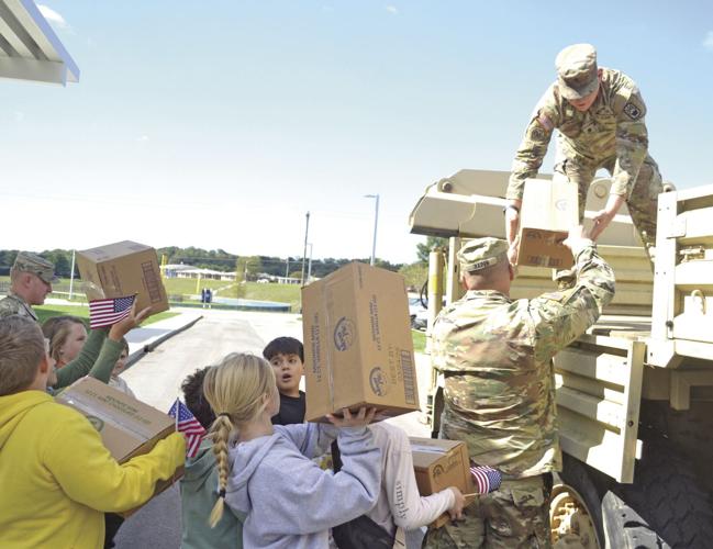 Military, first responder convoy picks up Moon Pies from ACIS | News ...