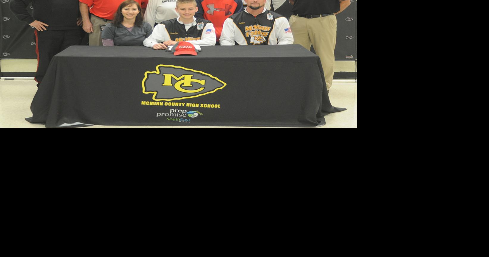 C.J. Giles inks with Bryan College as McMinn County's first-ever to ...