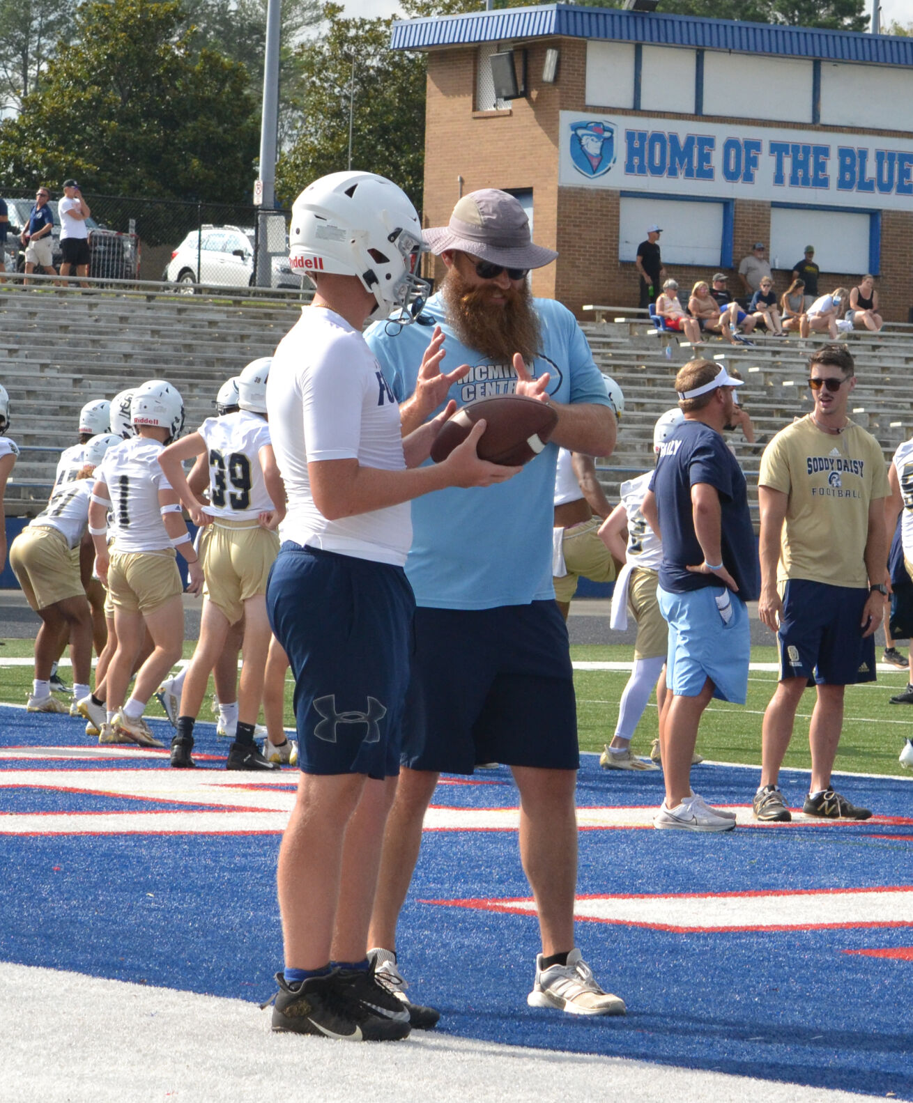 Back in the game: Josh Goodin coaching McMinn Central's offensive line ...
