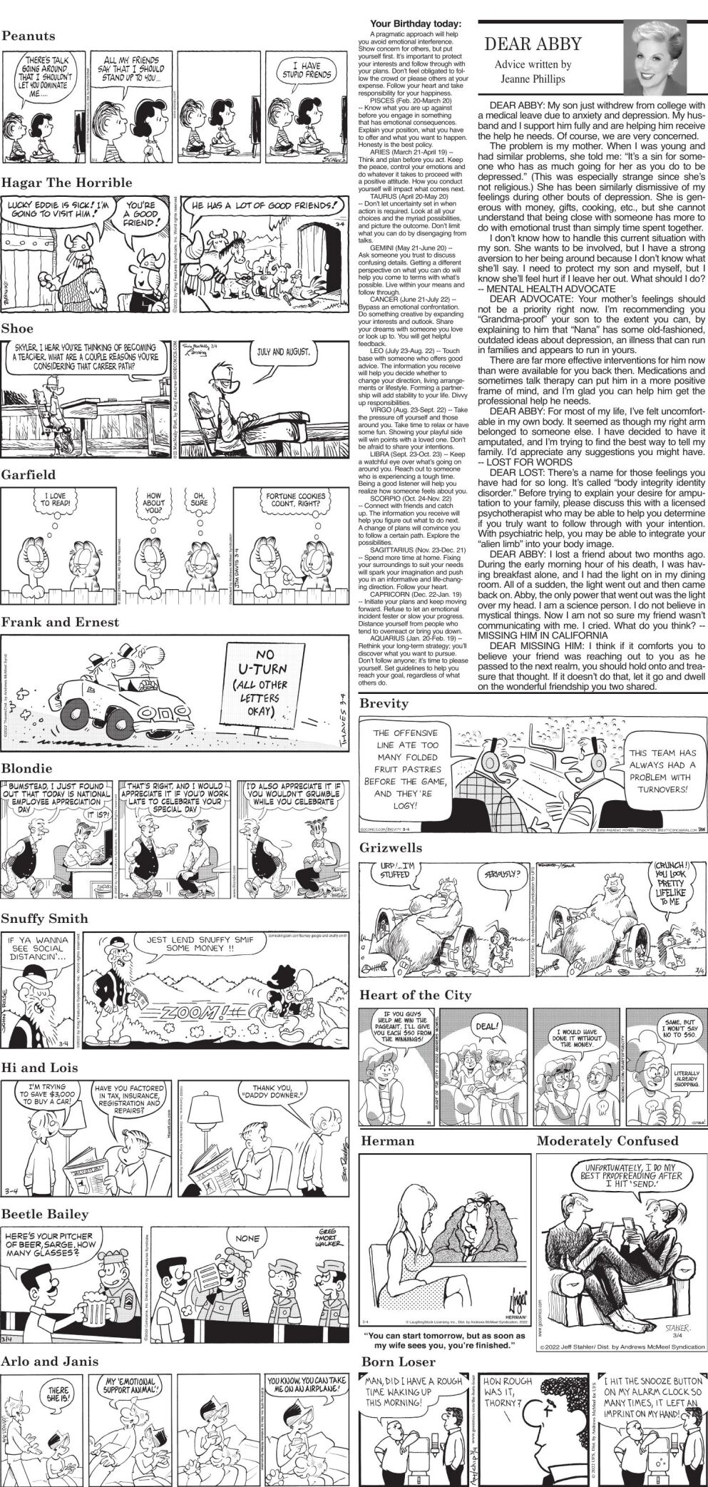 Friday, March 4 | Comics | dailypostathenian.com