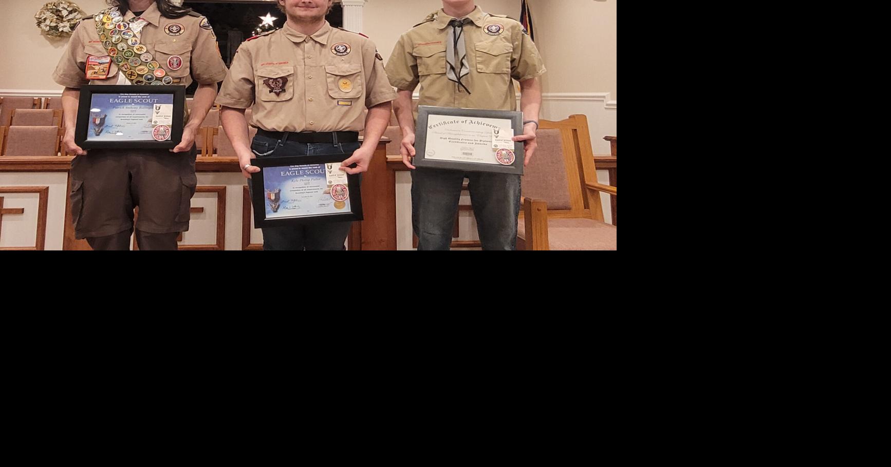 Local Boy Scouts earn highest rank advancement | News ...