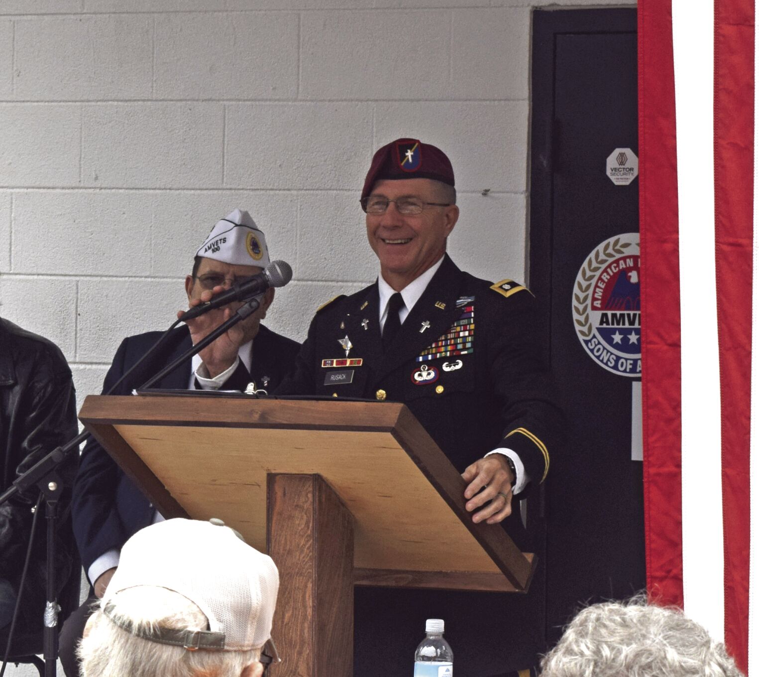 Rusack recalls experiences in service during AMVETS ceremony | News ...