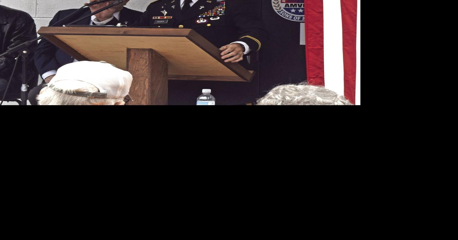 Rusack recalls experiences in service during AMVETS ceremony | News ...