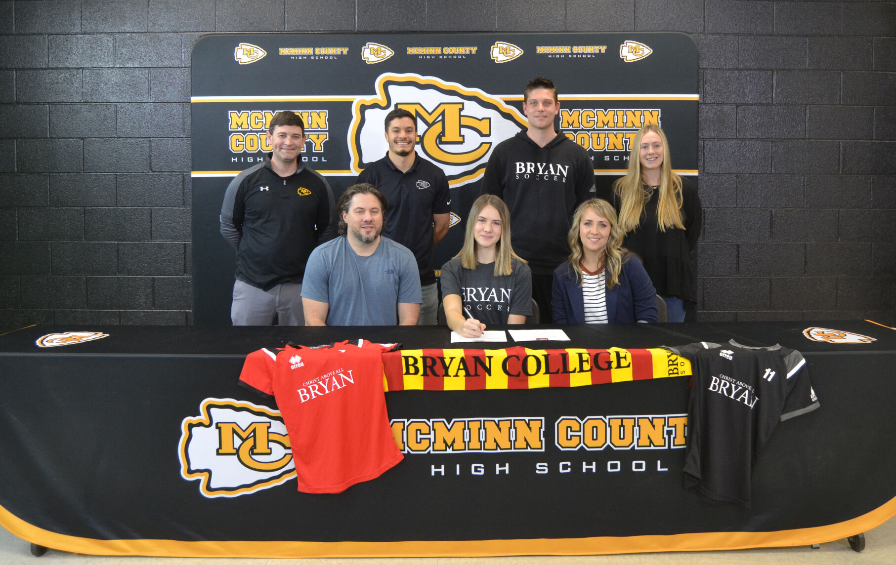 McMinn County's Kayleigh Ridley signs with Bryan College soccer ...