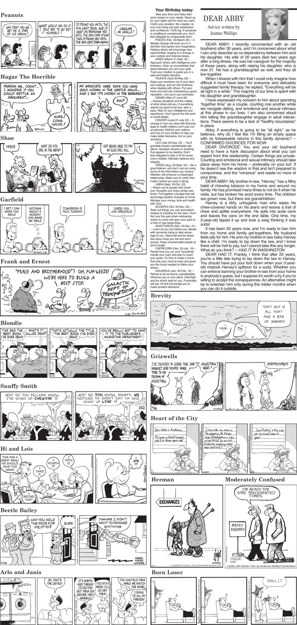 Monday, February 28 | Comics | dailypostathenian.com