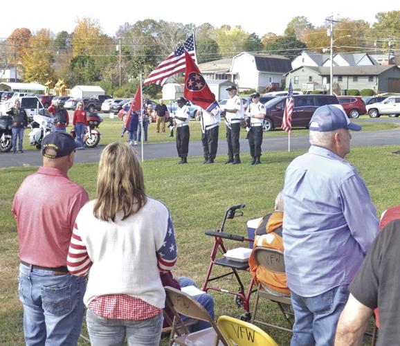 Sherlin thanks veterans on behalf of City of Athens during ceremony ...