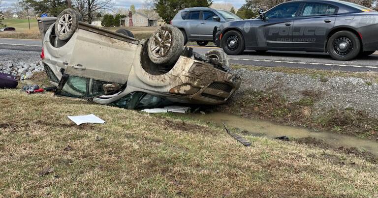 Vehicle flips after hitting culvert | News | dailypostathenian.com