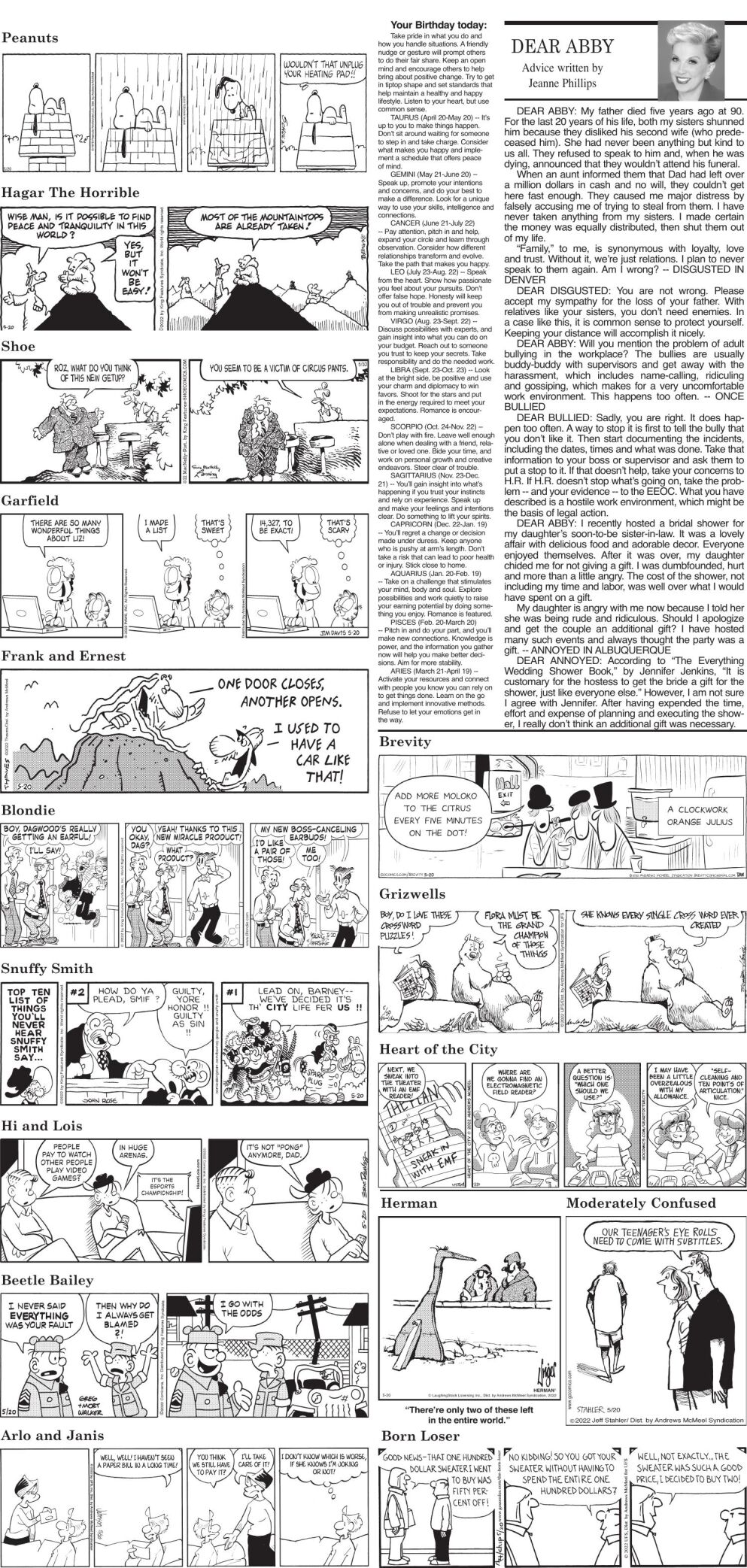 Friday, May 20 | Comics | dailypostathenian.com