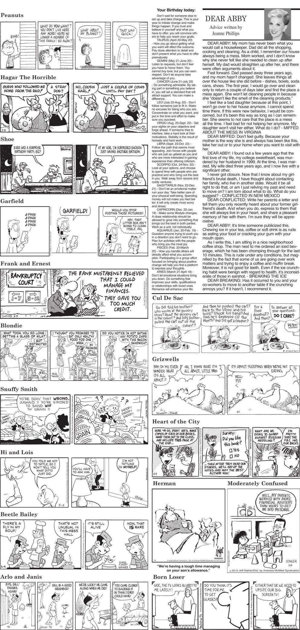 Thursday, May 9 comics | Comics | dailypostathenian.com