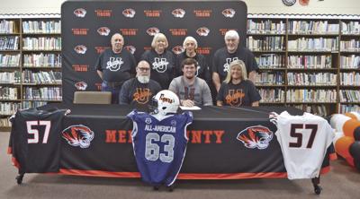 Meigs County offensive lineman Landon Thompson signs with Union ...