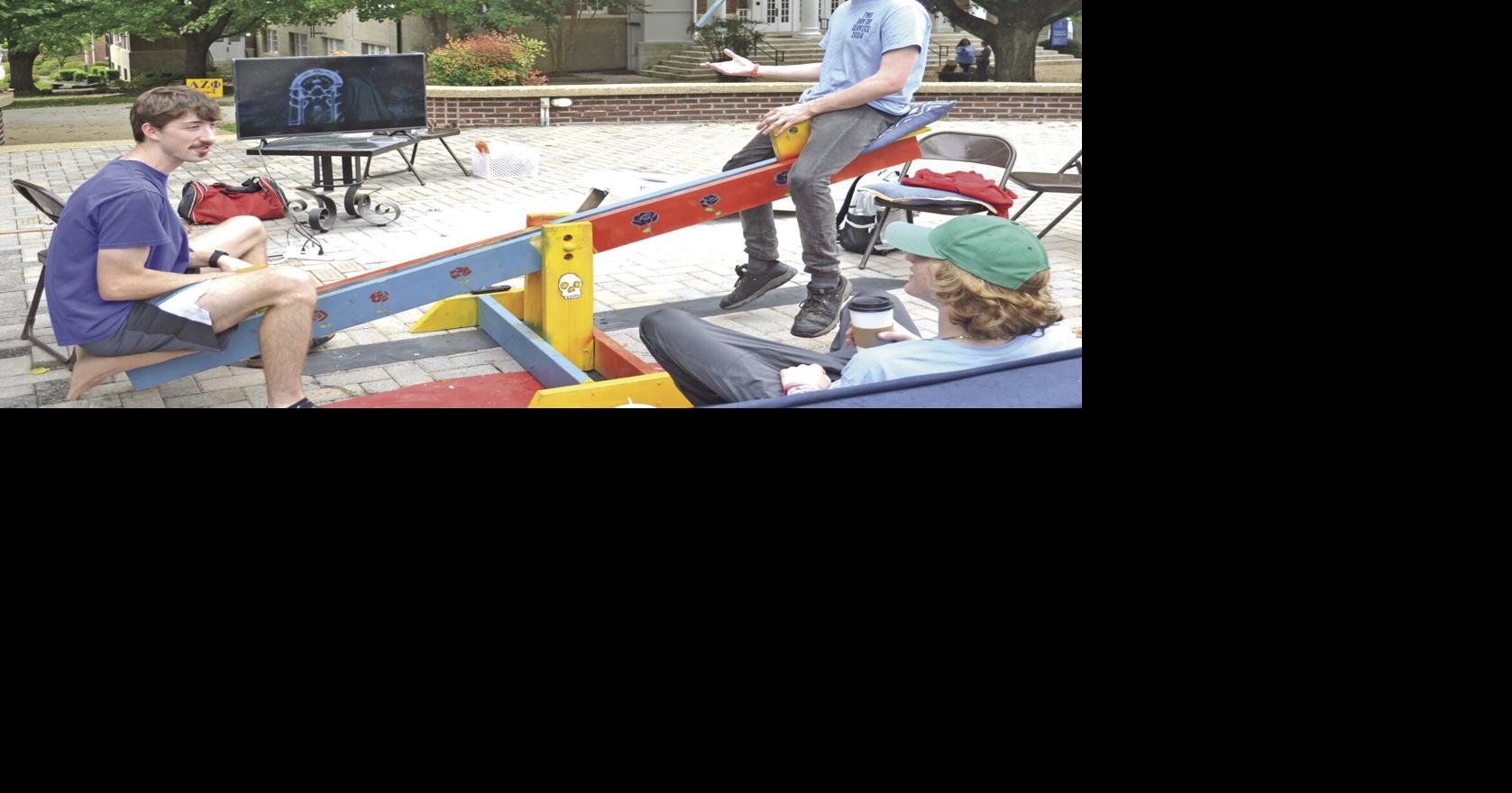 TWU students see-sawing for charity for 100 hours | News ...