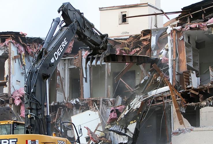 Old hospital building demolition | Photo Gallery | dailyrecordnews.com