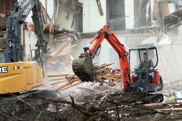 Old hospital building demolition | Photo Gallery | dailyrecordnews.com