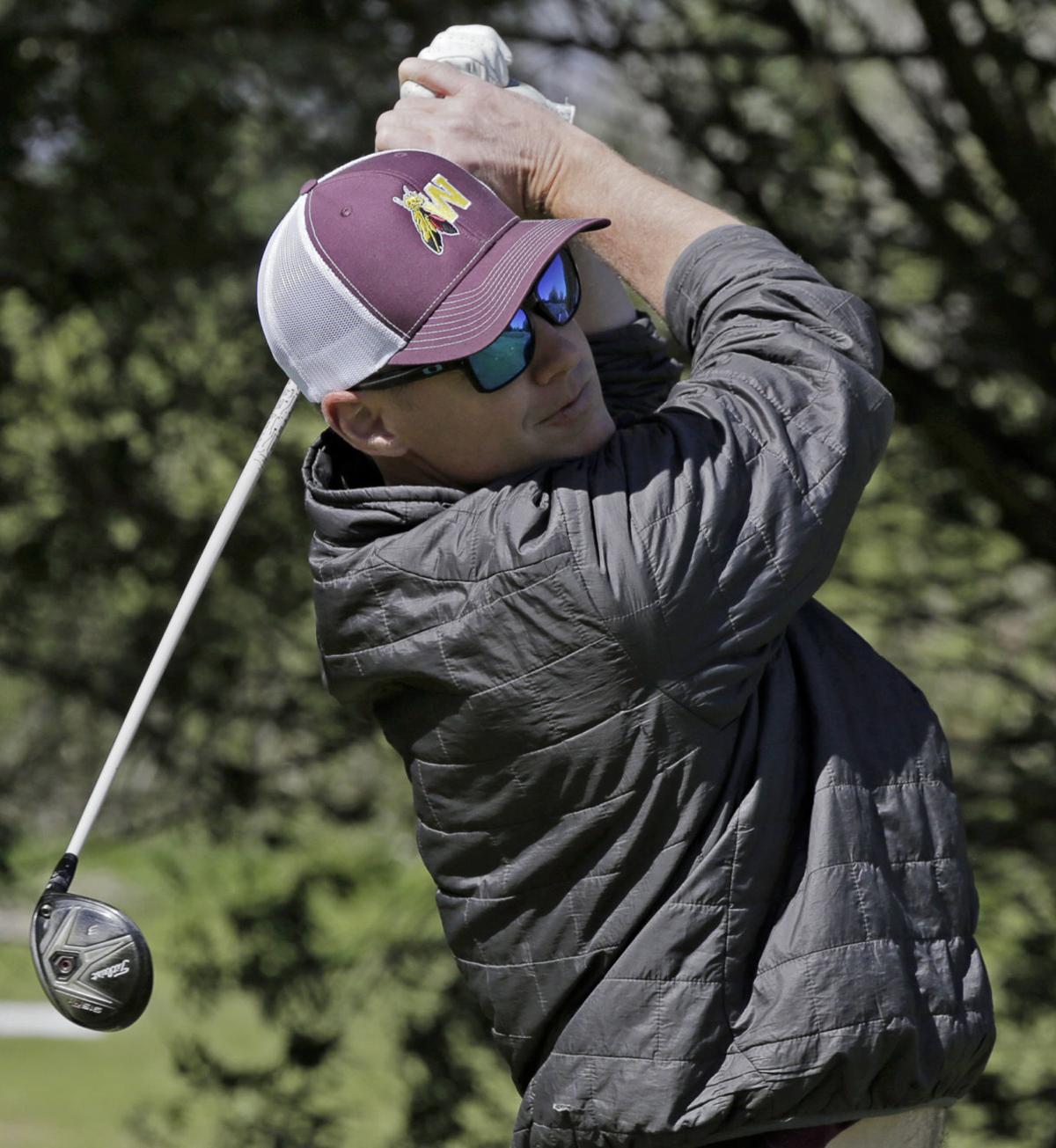 Ryan Whitaker was on pace to beat his brother's 18-hole course record ...