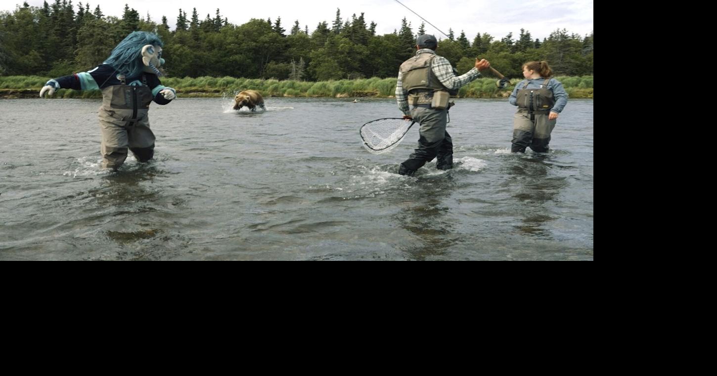 Seattle NHL team's mascot has a close encounter with a grizzly during ...