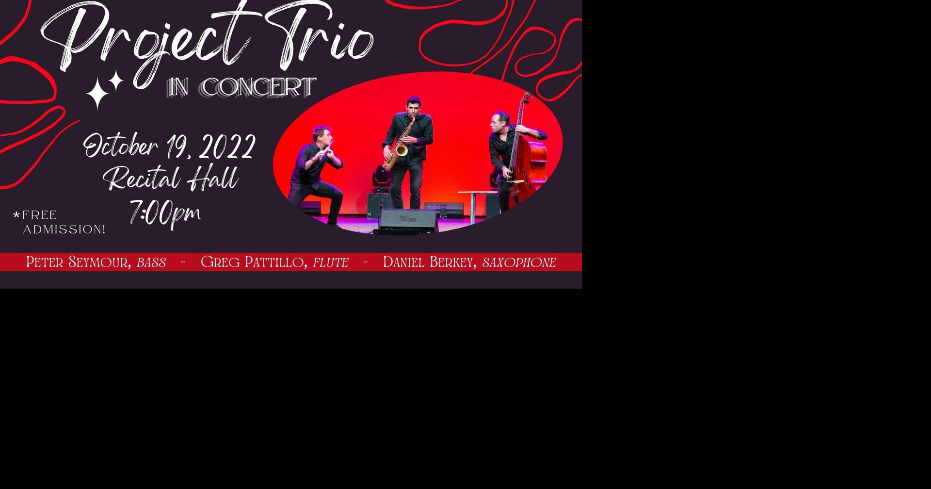 Project Trio to perform at CWU on Oct. 19 | Ellensburg ...