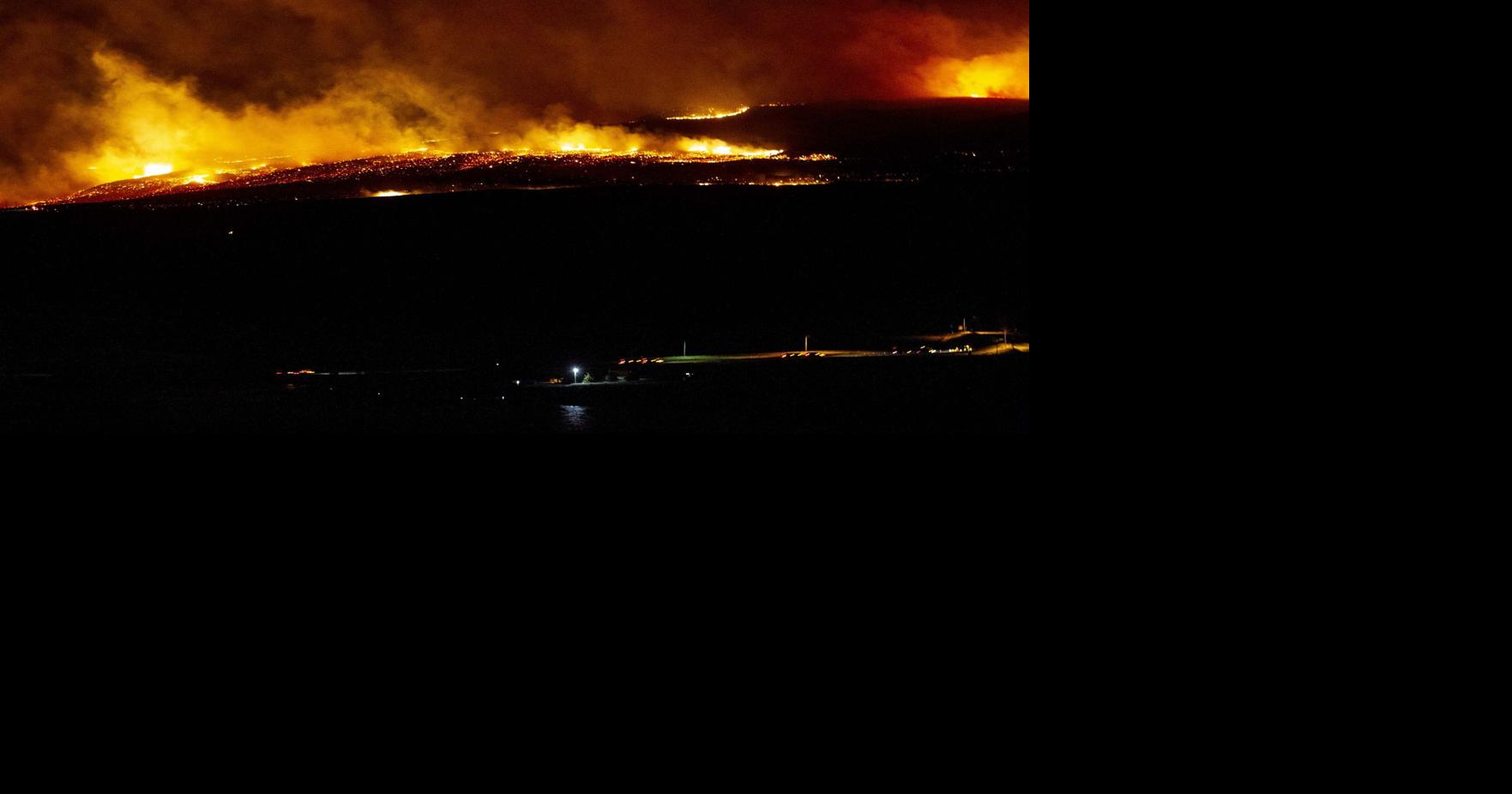 Wildfire burning south of Vantage estimated at 70,000 acres | News ...