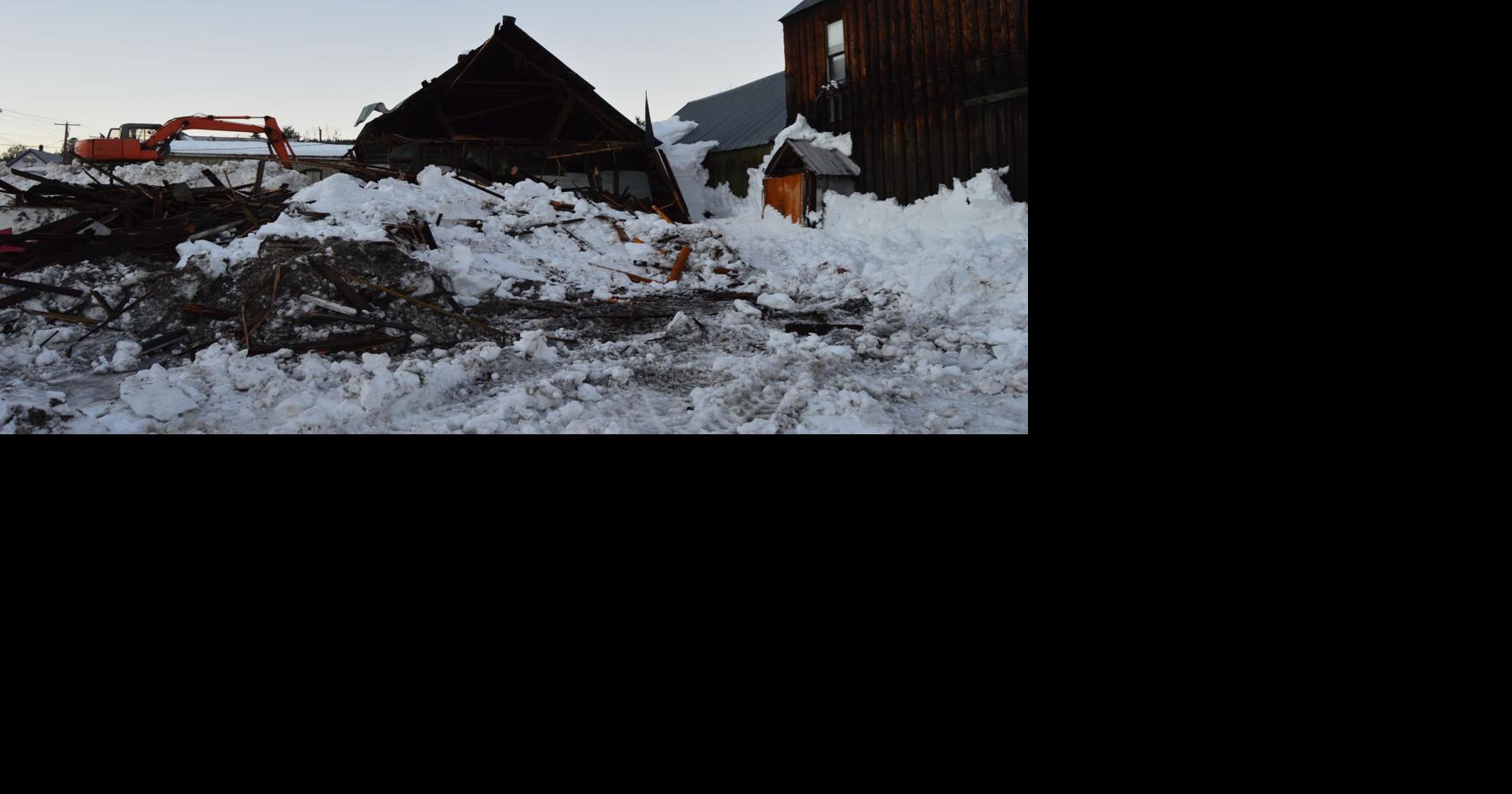 Heavy snow brings down historic Roslyn building | News ...