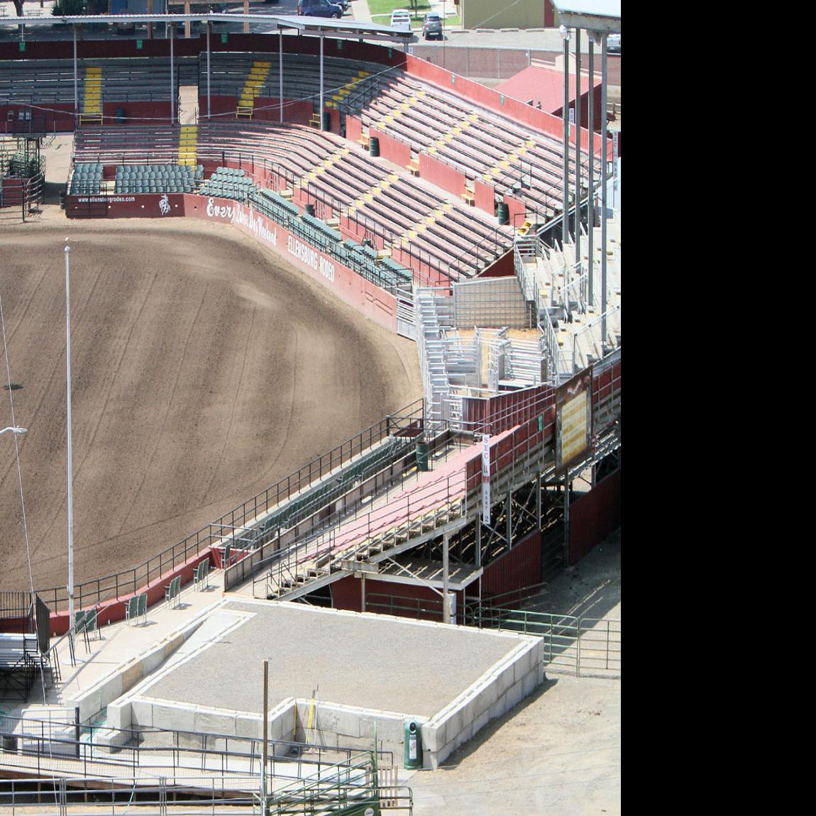 empty rodeo arena