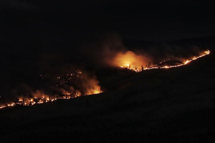 Evans Canyon fire results in closure of state Route 821 in Yakima River ...