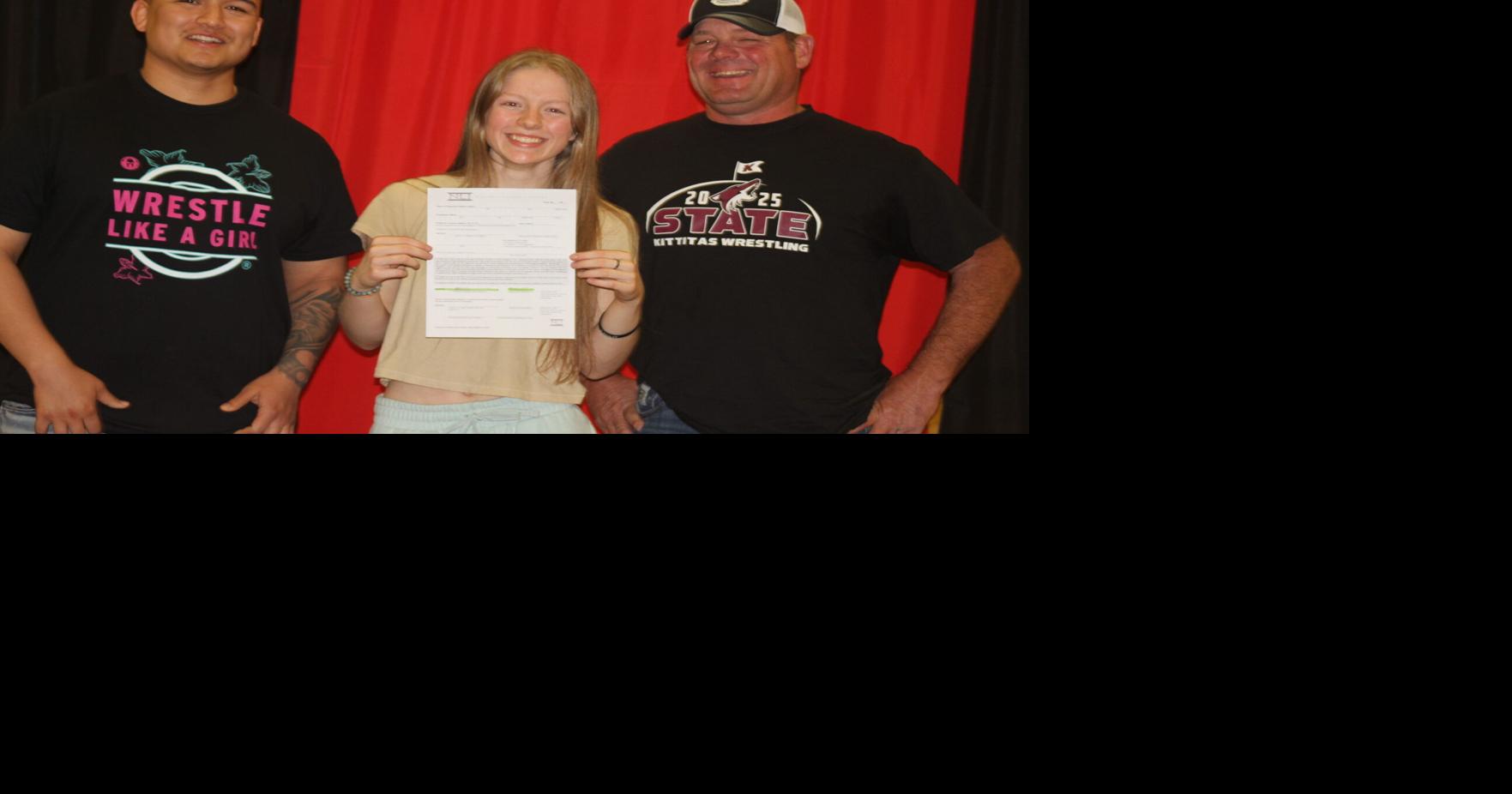 Hailey Brown signs on with Big Bend's wrestling program | Sports ...
