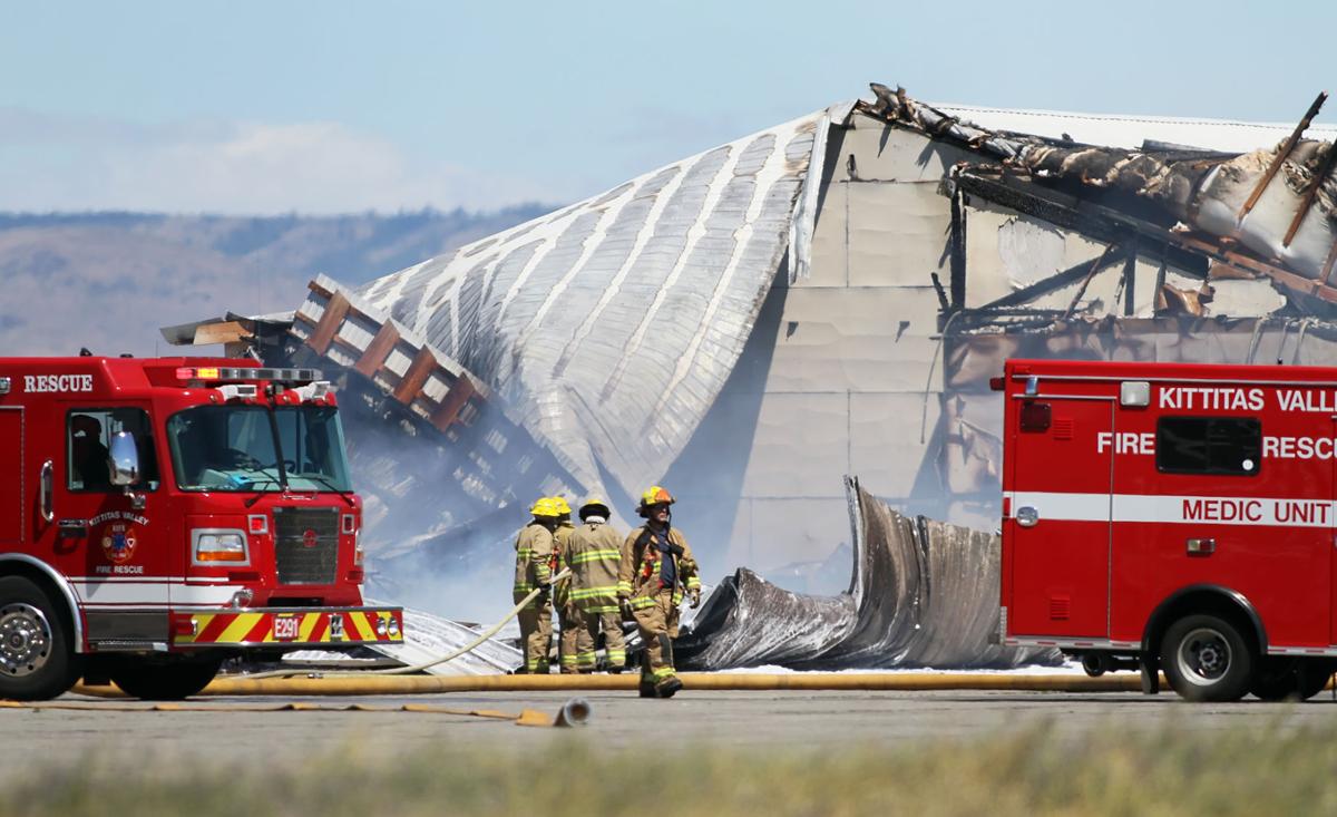 Firefighters battle hangar fire at Bowers Field | News ...
