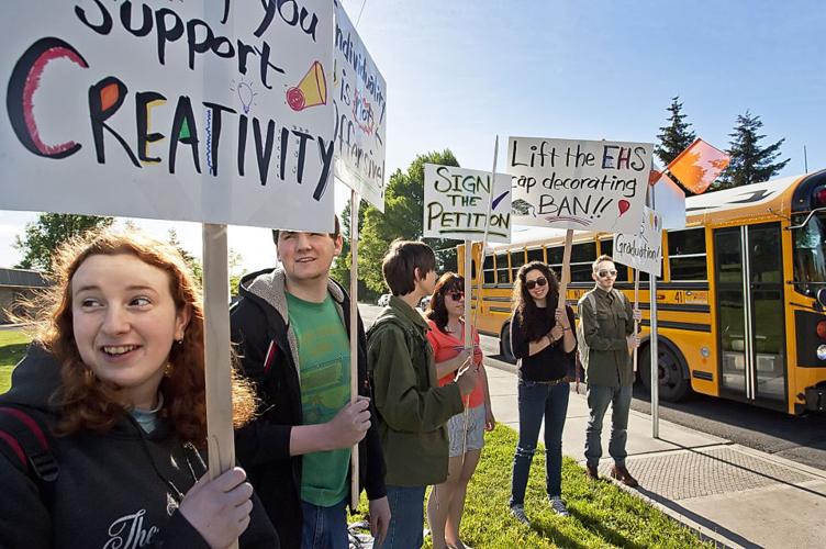 Students protest inability to decorate graduation caps | Members ...