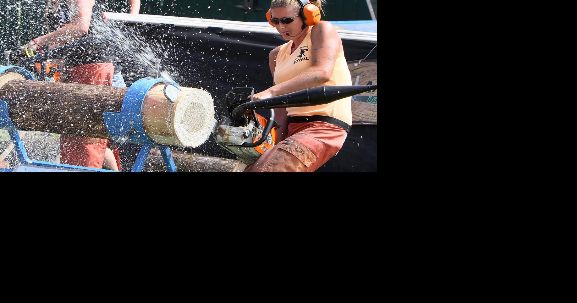 Traveling women loggers show off timber sport skills | Members ...