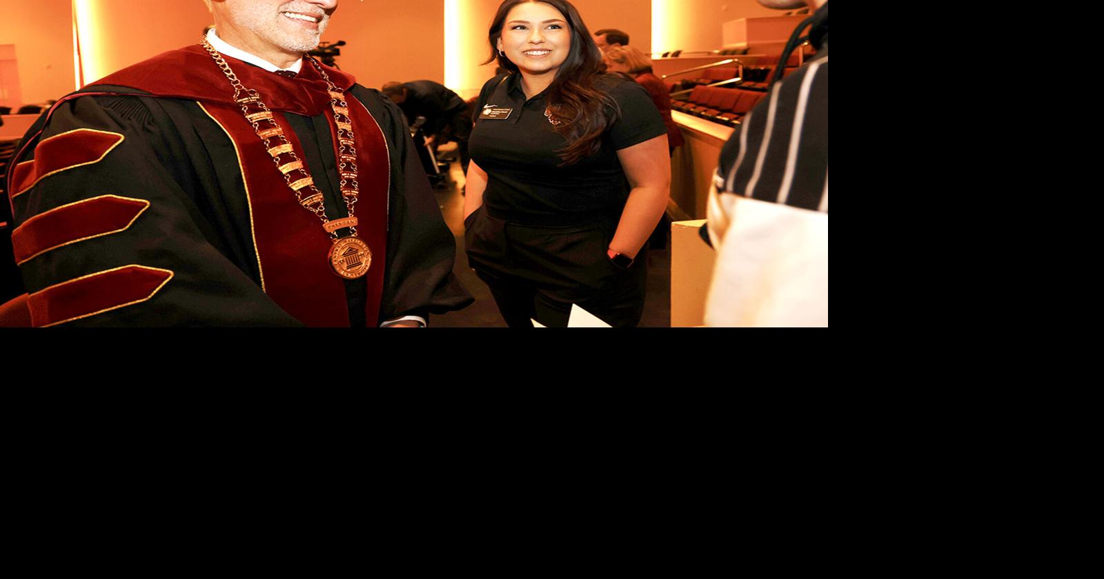 Making it official: James Wohlpart installed as CWU president | News ...