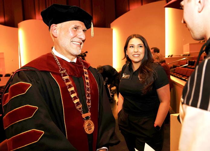 Making it official: James Wohlpart installed as CWU president | News ...