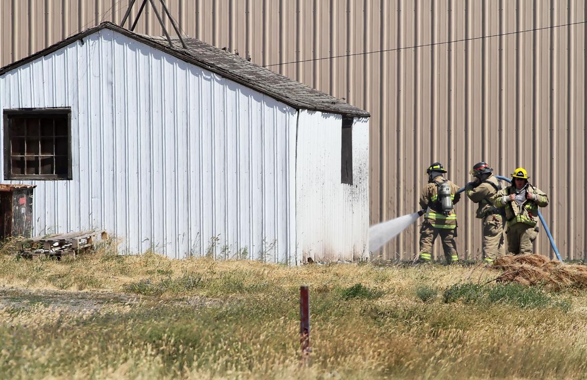 Firefighters battle hangar fire at Bowers Field | News ...