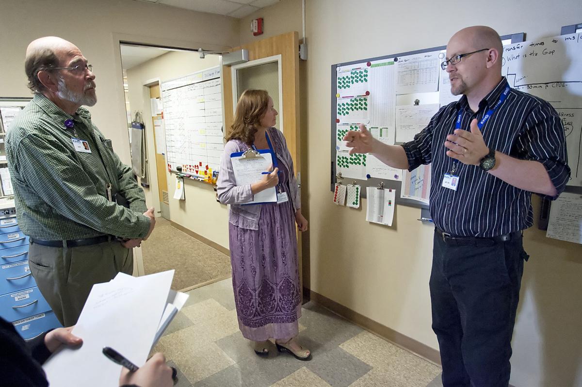 The health of KVH: Commissioners tour the hospital on gemba walks ...