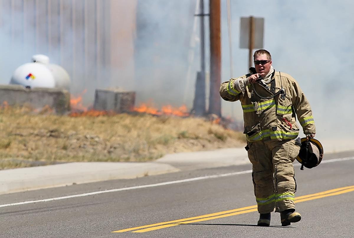 Firefighters battle hangar fire at Bowers Field | News ...