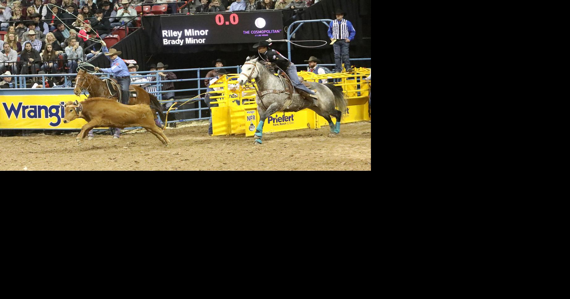 Riley and Brady Minor win some first-round money in team roping ...