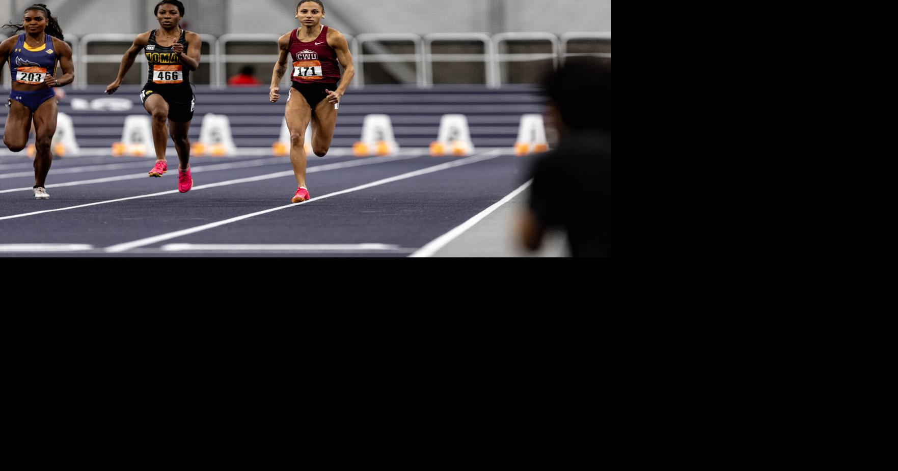 Starting fast: Hollis, Ntekpere, CWU women lead GNAC indoor track ...