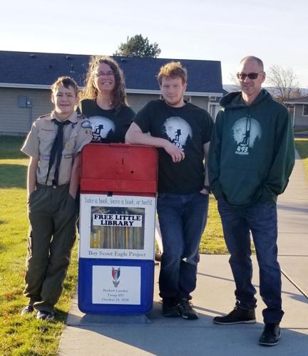 Little library project completed by local scout as part of Eagle Scout ...