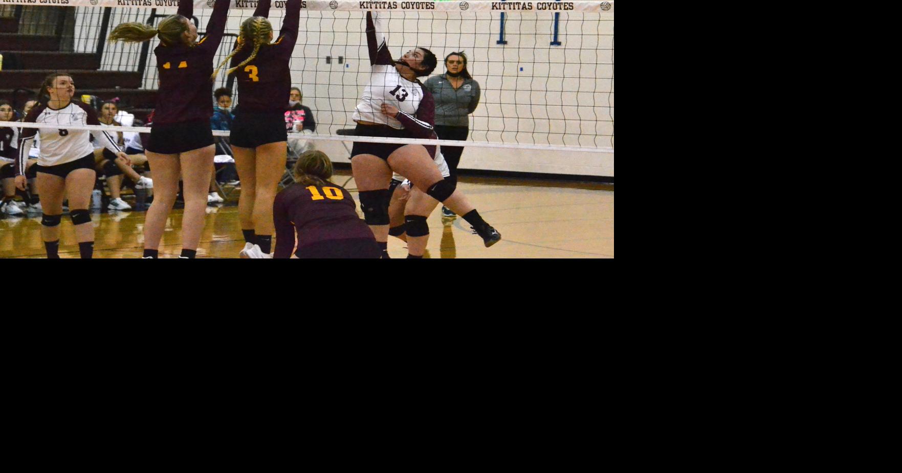 COYOTE COMEBACK: Kittitas Secondary volleyball clips Cle Elum-Roslyn ...