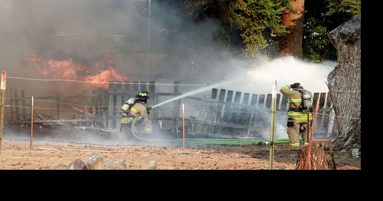 3 homes destroyed in Ellensburg mobile home park fire | Ellensburg ...