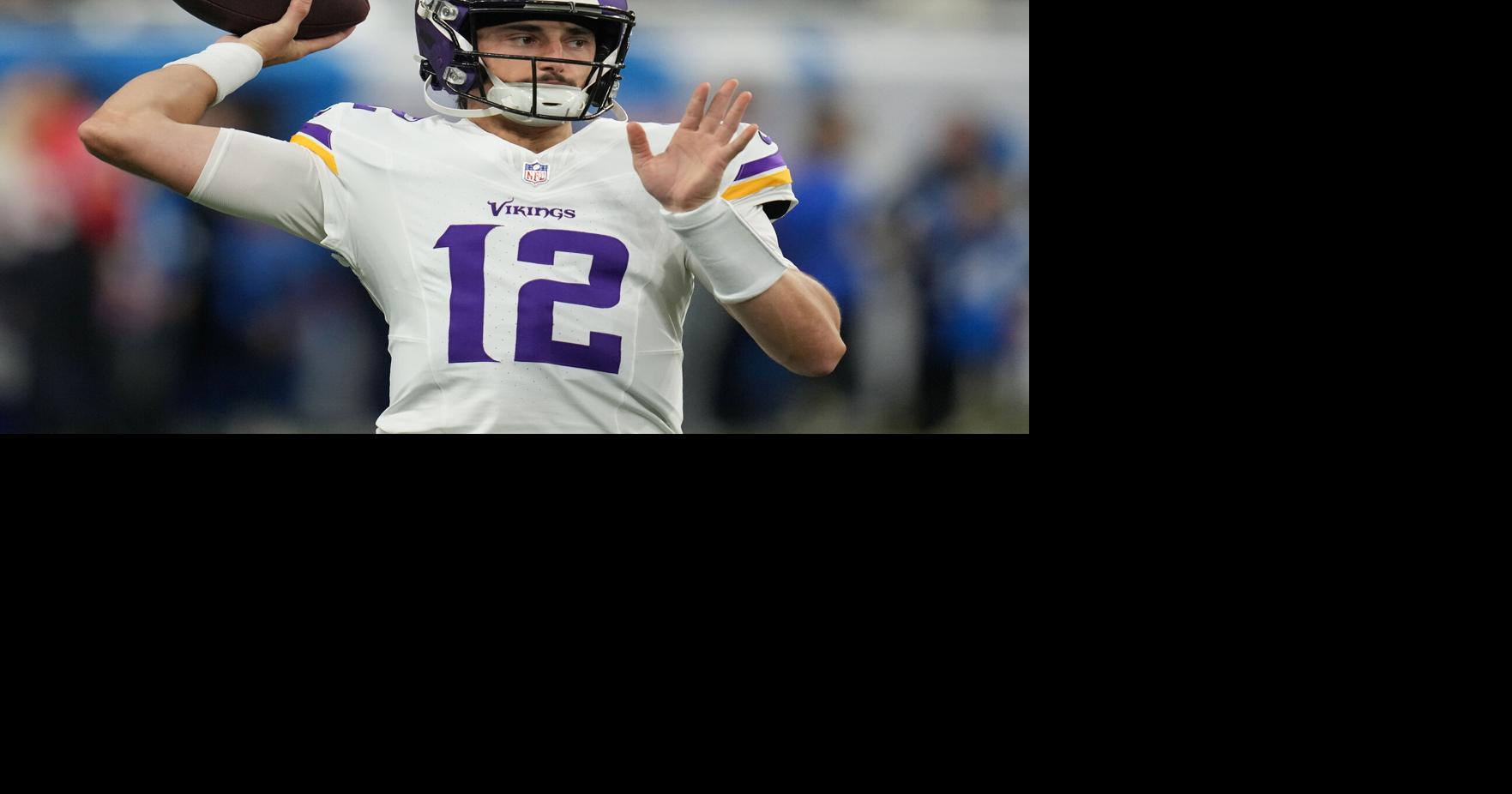 Vikings to start Max Brosmer at quarterback against the Seahawks ...