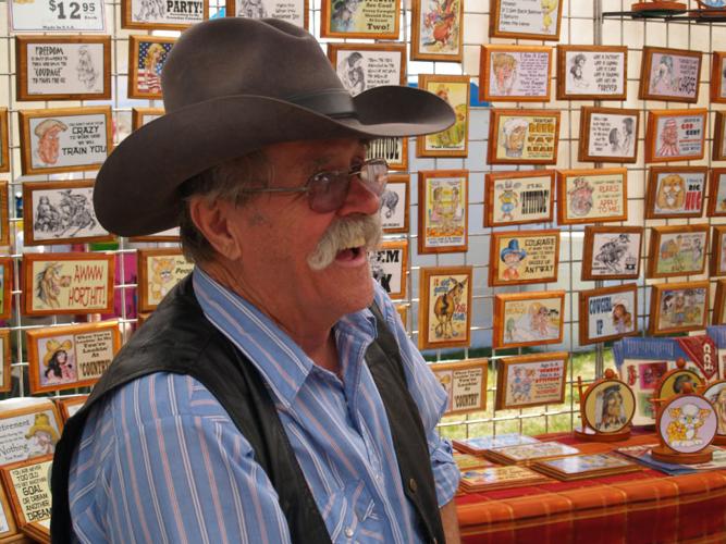 Cartoonist draws caricatures of fairgoers | Members | dailyrecordnews.com