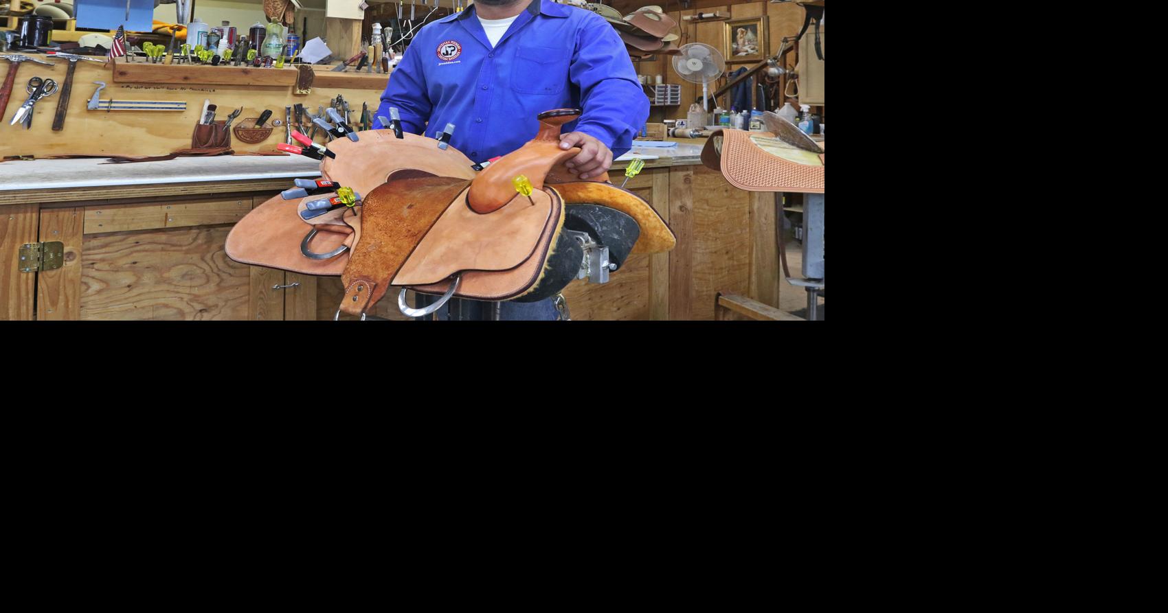 Local custom saddle maker leaving his brand on an age old craft | News ...