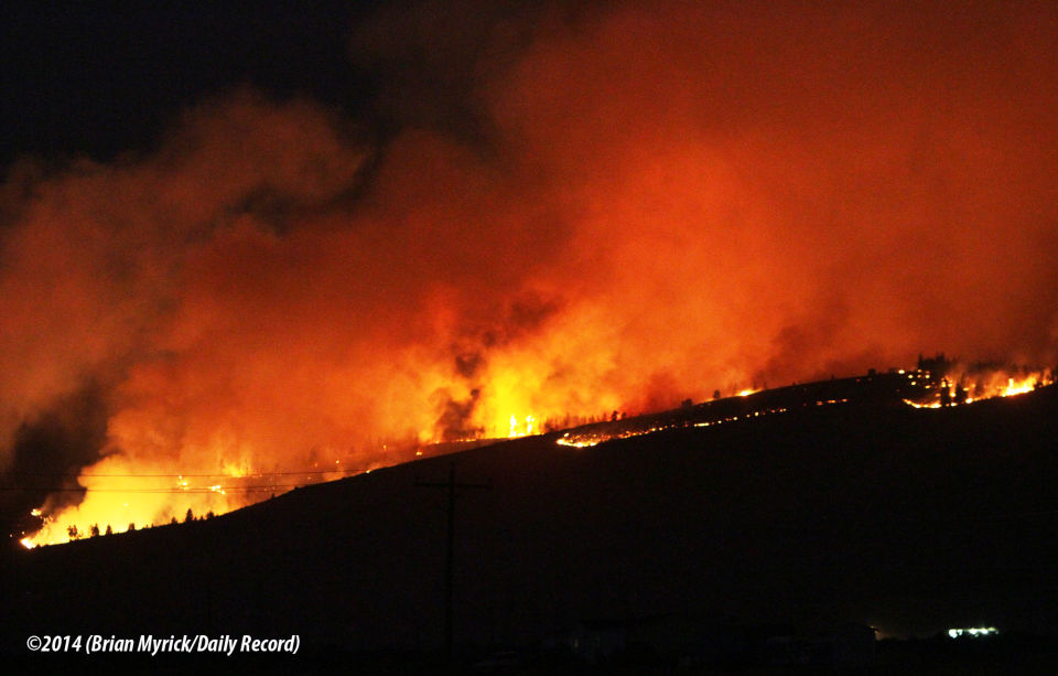 Fire burning north of Ellensburg; structures reportedly burned | News ...